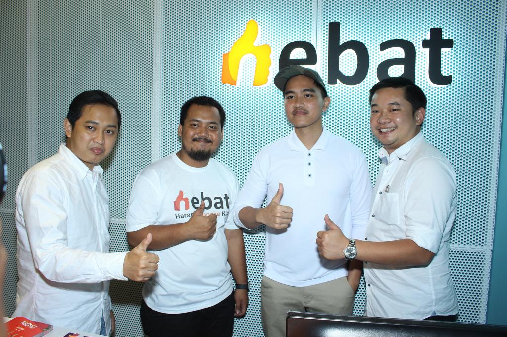 Kaesang Resmikan Kantor Hebat