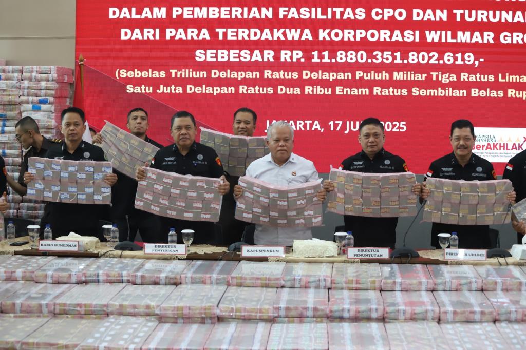 Kejagung Sita 11,8 Triliun Pada Korupsi Ekspor CPO