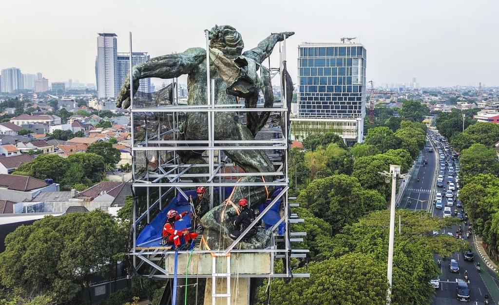 Konservasi Patung Pancoran