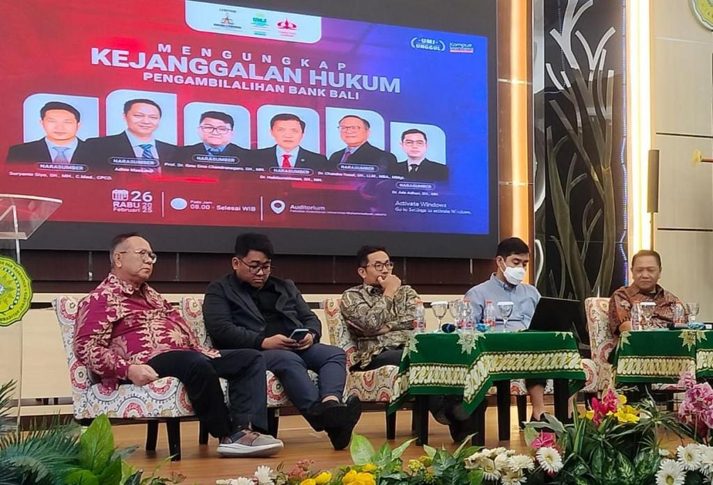 Mendiskusikan Nasib Bank Bali di Kampus