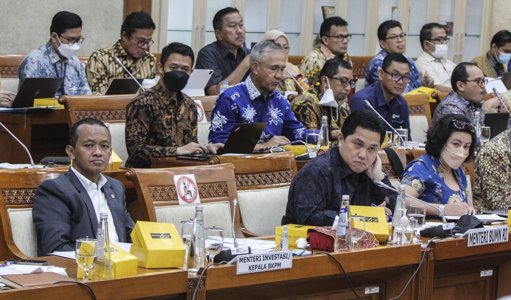 Menteri Bumn Dan Kepala Bkpm Raker Dengan Dpr