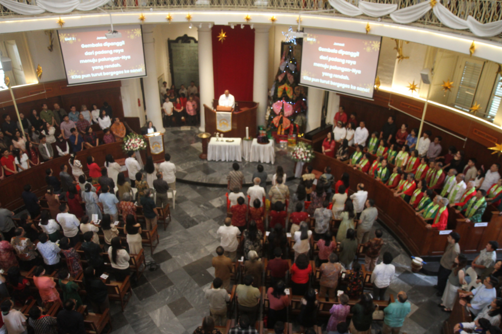 Misa Natal Di GPIB Immanuel