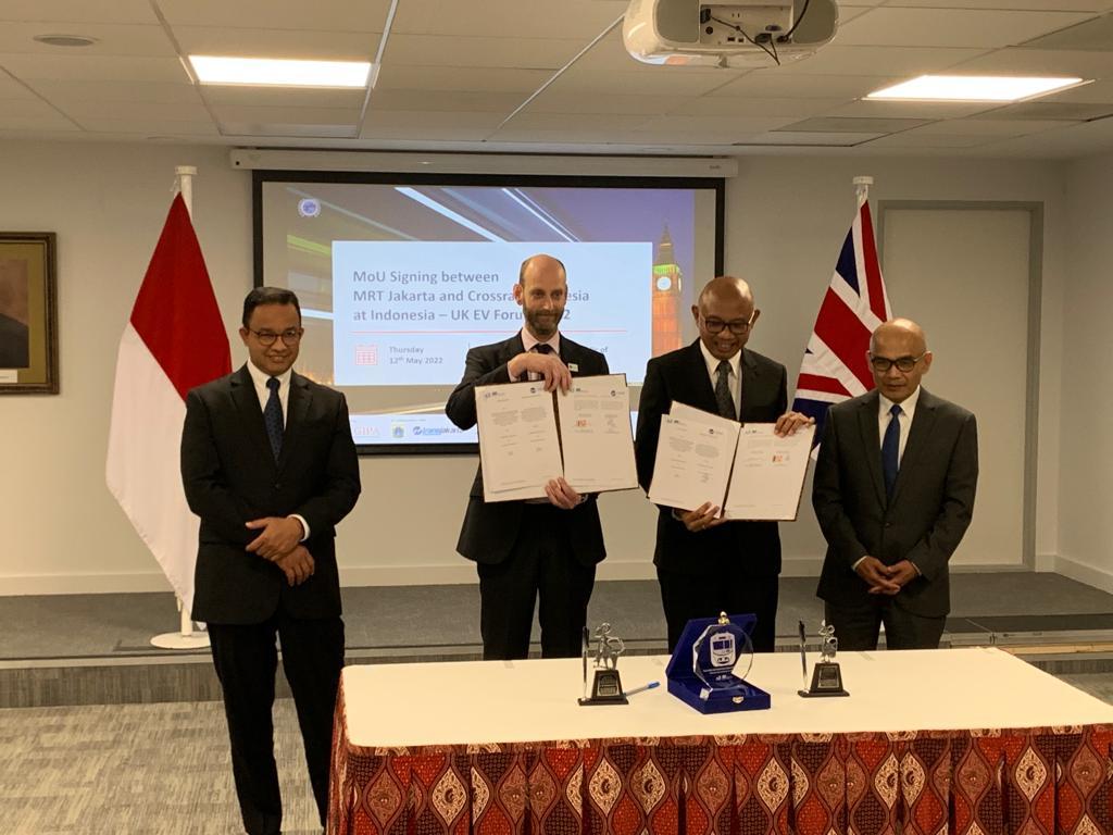 MRT Jakarta dan Crossrail International Sepakati Kerjasama