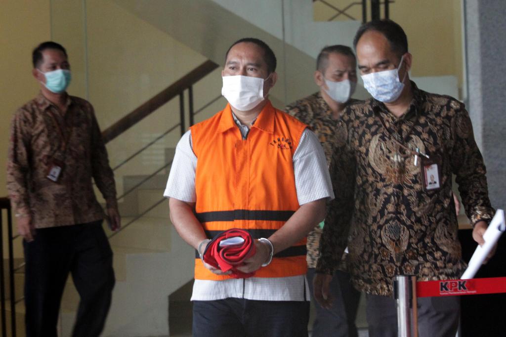 Pemeriksaan Tersangka Staf Tata Usaha Pemkot Ambon