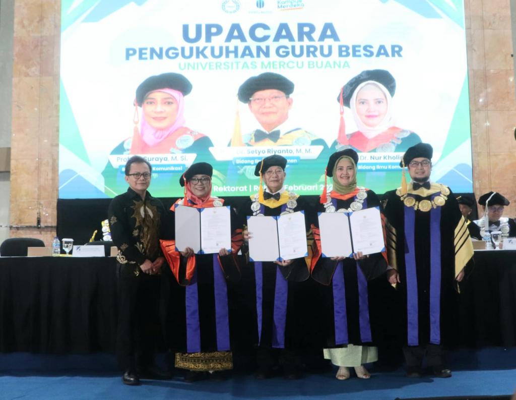 Pengukuhan Guru Besar Bidang Ilmu Komunikasi Dan Ilmu Manajemen ...