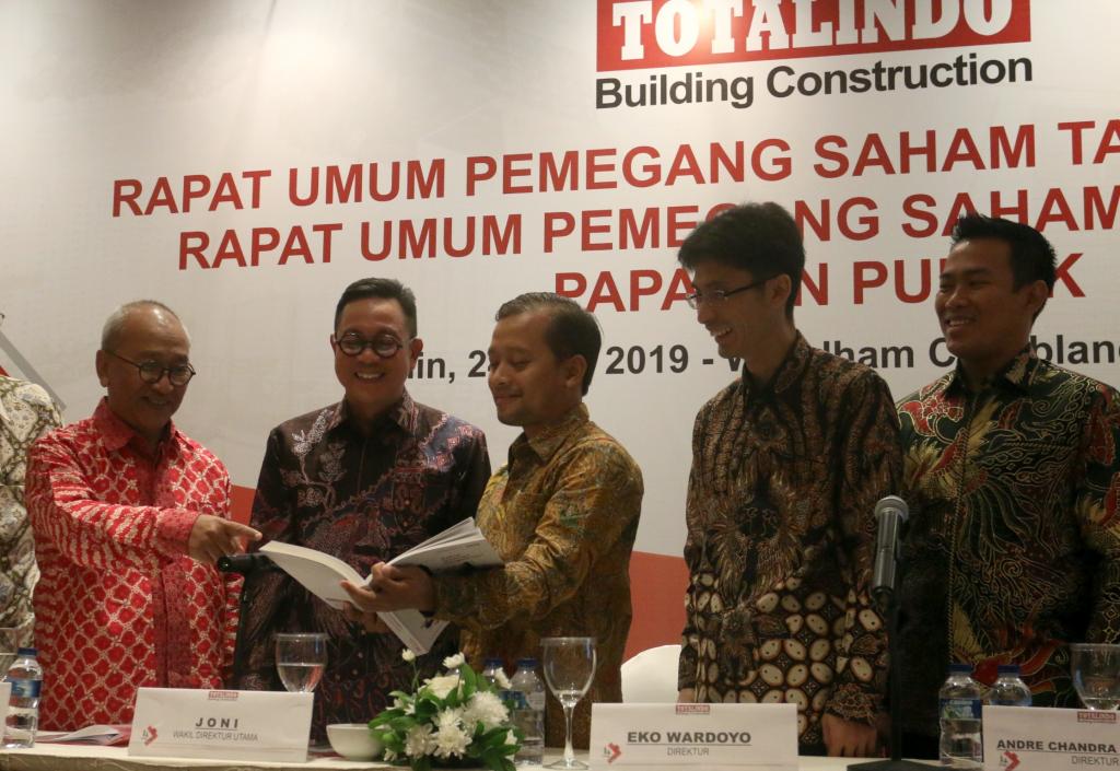 Peningkatan Laba Bersih Totalindo