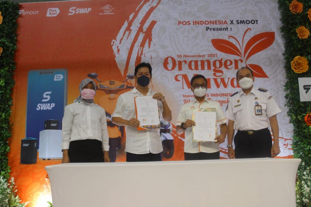 Pos Indonesia Gandeng Swap Energi Sediakan Motor Listrik untuk Oranger ...
