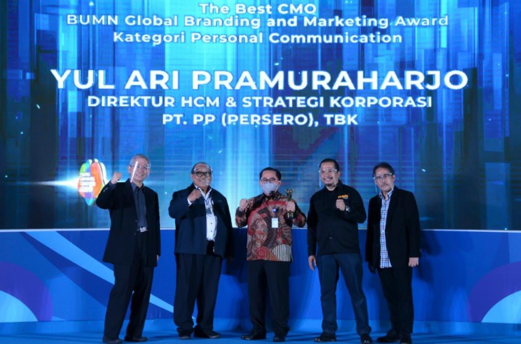 PT PP Raih 2 Penghargaan BUMN Branding And Marketing Award 2020