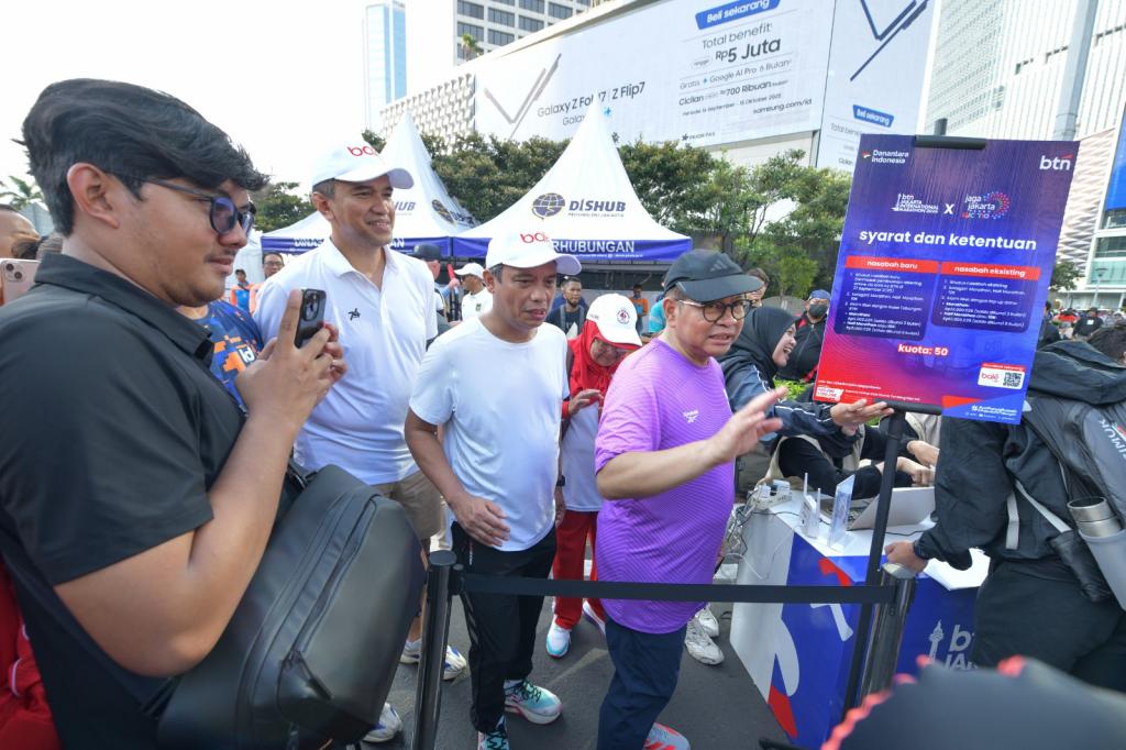 Pramono Anung Tinjau Booth Pendaftaran BTN JAKIM 2026 di CFD Jakarta