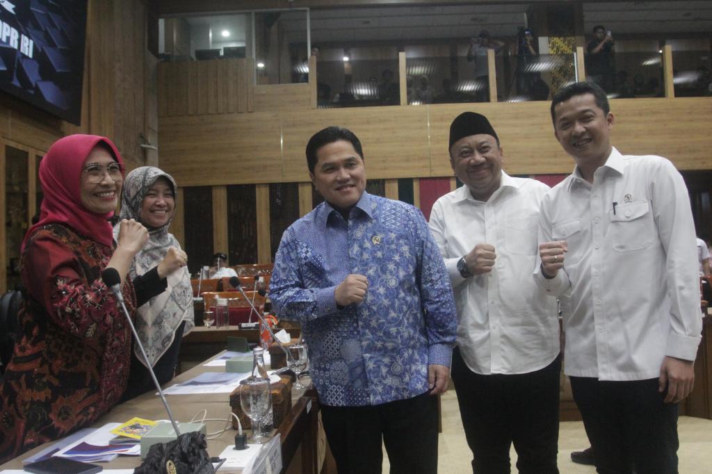 Raker Perdana, Menpora Erick Thohir Ungkap Anggaran 2026 Hanya Rp 1,2 ...