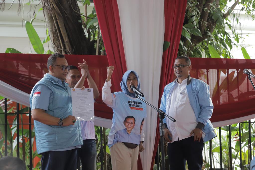 Relawan Pagi Deklarasi Dukungan Untuk Prabowo-Gibran