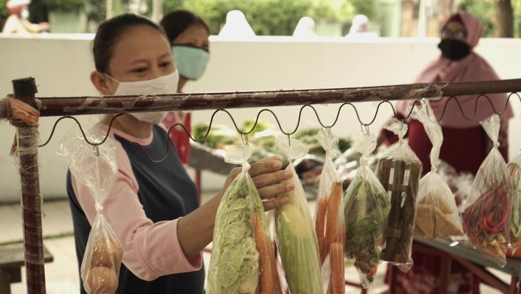 Sayuran Gratis di Masjid Ar Ruhama