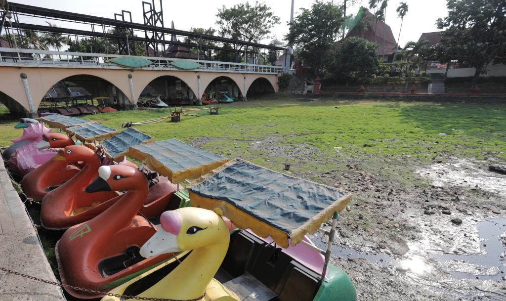 Danau TMII Mengering, Wisata Perahu Angsa Mogok