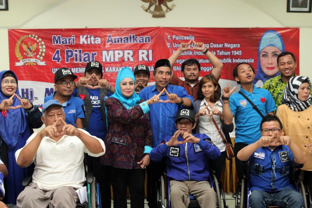 Sosialisasi Empat Pilar MPR Penyandang Disabilitas