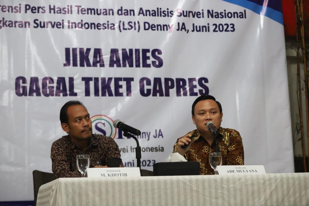 Survei LSI Prabowo Versus Ganjar