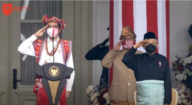 Riwayat Busana Adat Jokowi Dalam Upacara HUT RI, Tahun Ini Pakai Baju Kaltim